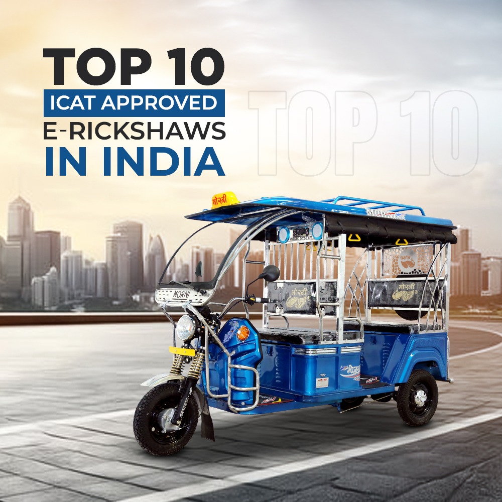 Top 10 ICAT Approved E Rickshaws In India - Speego Vehicles